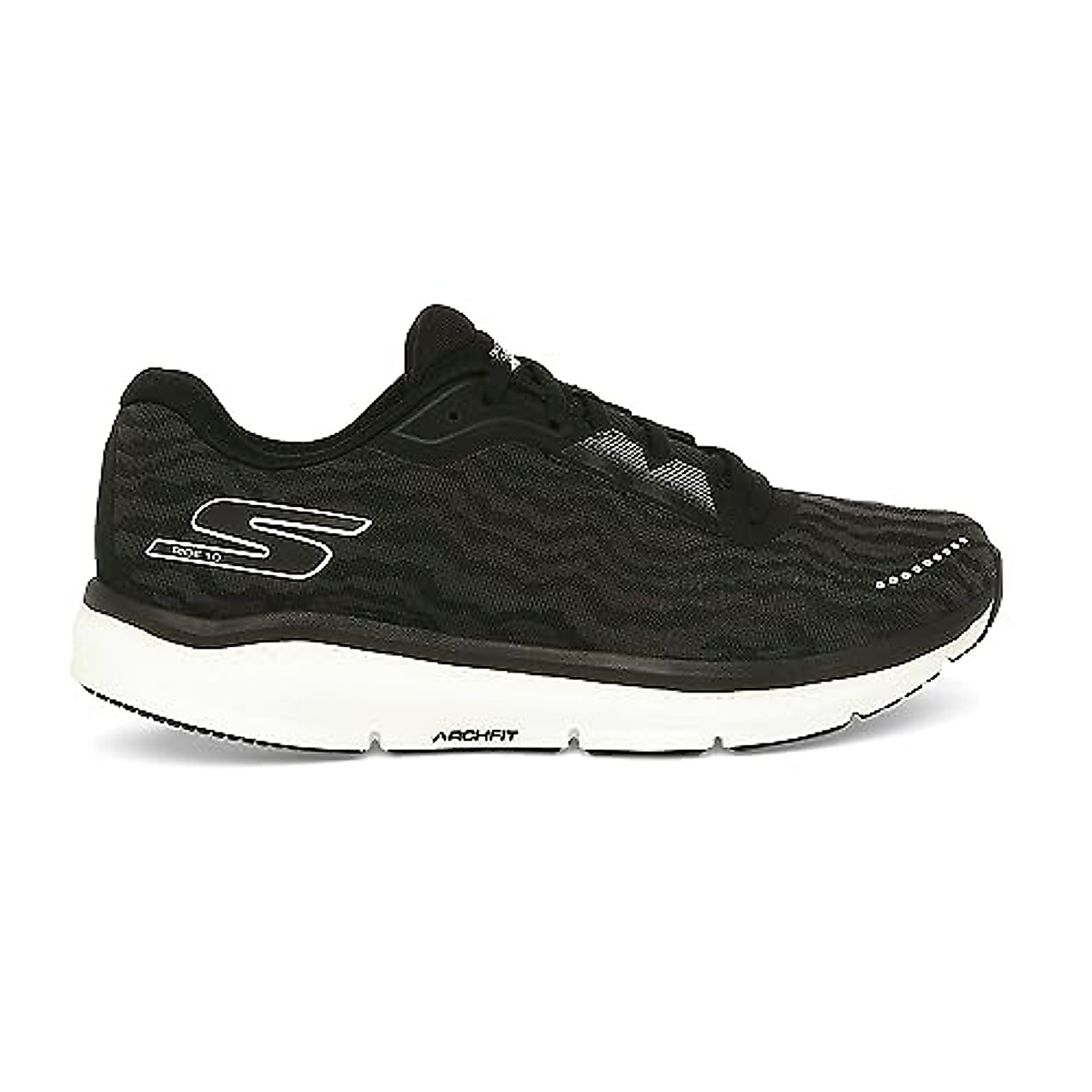 Skechers Women's Go Run Ride 10 Black/White 6 B