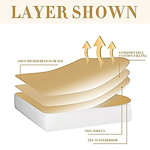 Bundle Safe and Sound Waterproof Quilted Mattress Pad + Waterproof Mattress Pad