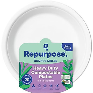 Repurpose, 9" Eco-Dinner Plates, 20 Count