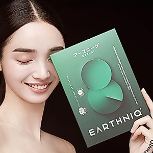 EARTHNIQ Moss Aura Moisturelock System [5 Face Sheet Masks] Highly Moisturizing & Skin Barrier Solution - Natural Moss Ingredients - Naturally Derived Cellulose - 100% Cotton Linter Bemlise Sheet [Made in Japan]