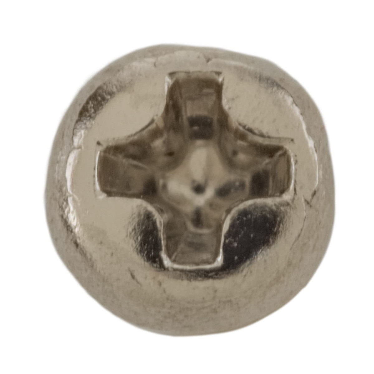 #2 x 1/2" Chrome Pan Head Phillips Drive Wood Screws - Pack of 25 - Self Tapping Screws for Wood - PH212-SCH