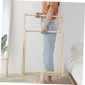 Veemoon Clothes Organizer Rack 1pc Simple Hanger Clothes Organizer Rack Modern Garment Rack Clothes Rack Storage Holder Clothing Solid Wood Wooden Garment Rack Clothes Rack