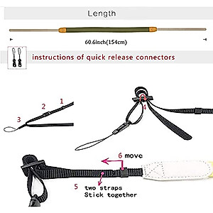 Eorefo Camera Strap Camera Neck Strap with Quick-release Buckles for Mirrorless Camera.(Black)