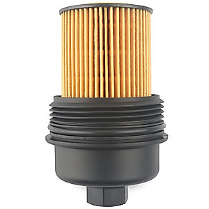 Oil Filter Cap Assembly, Replace 55593189, PF2257G Compatible with Buick Chevy Saturn - 2013-2021 Encore, 2009-2011 Aveo Aveo5, 2011-2015 Cruze, 2012-2020 Sonic, 2013-2021 Trax, 2008-2009 Astra, More