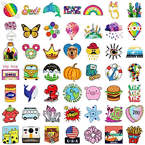Mini Stickers for Kids, 600pcs Water Bottle Stickers Sheet for Teens, Adults, Cute Vinyl Waterproof Stickers Decals for Laptop, Scrapbook, Gift for Teacher, Student