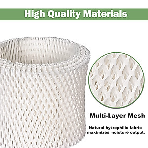 Humidifier Filter A Compatible with Honeywell Humidifier HCM-350 Series, Honeywell Cool Mist Humidifier, HCM710, HEV312W, Filter HAC-504, 4-Pack
