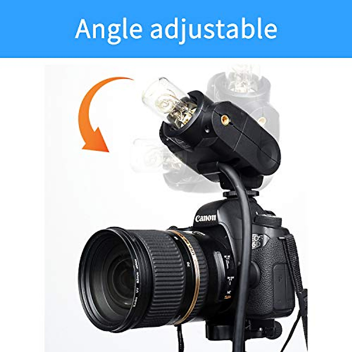 Godox EC200 Extension Flash Head 200W for Godox AD200/ AD200Pro Pocket Flash, 2M Extend Power Cable, Works with AD200/ AD200Pro Bare Bulbs Head and Speedlite Head