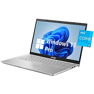 ASUS 2023 VivoBook Business Laptop, 14" HD Display, Intel Dual-Core i3-1115G4 3.0GHz, 16GB RAM, 1TB PCIe SSD, Webcam, WiFi, Bluetooth, HDMI, USB C, 8.5 Hours Battery Life, Windows 11 Pro, MarsPC