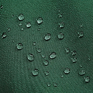 Yaheetech 9FT Patio Umbrella with Solar Lights - UV Protection Market Table Umbrella w/ 32 LED Lights & Push Button Tilt & Crank Lift System for Garden/Lawn/Deck/Backyard/Pool,Dark Green