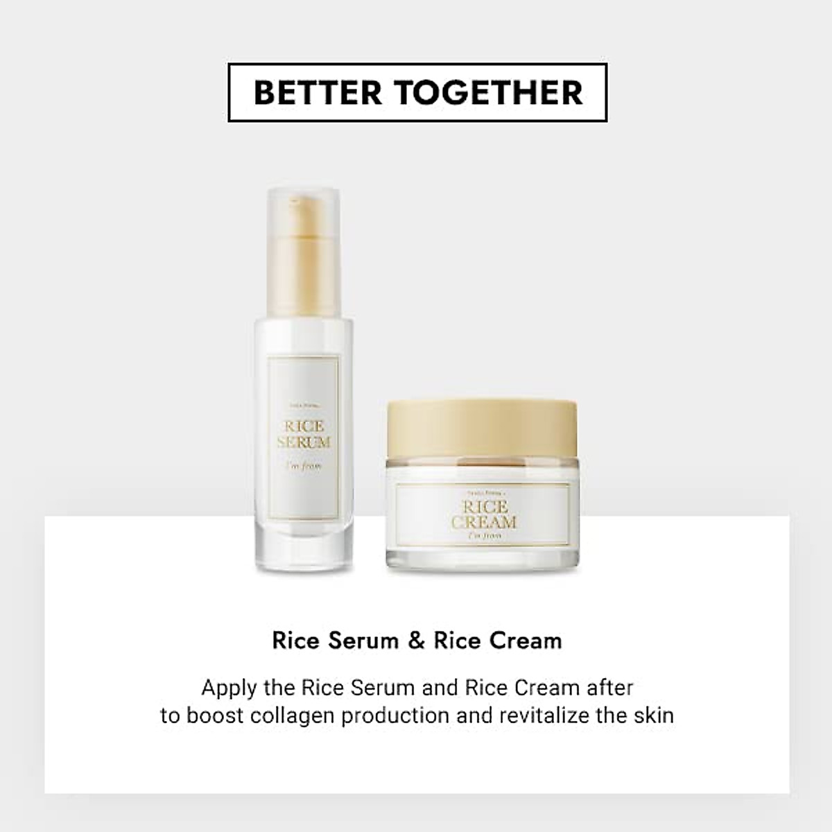 [I'm From] Rice Toner, 5.07 fl oz | 77.78% Rice Extract from Korea, Glow Essence with Niacinamide, Hydrating for Dry Skin, Vegan, Alcohol Free, Fragrance Free, Peta Approved, k Beauty Toner