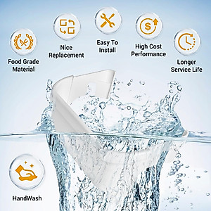 IDEASURE Refrigerator Freezer Door Bin Fit for Frigidaire Door Shelf Replacement - Bottom Door Side Shelf Replacement Parts for Frigidaire Kenmore - Replace 240351601, AP2115974, 240351607