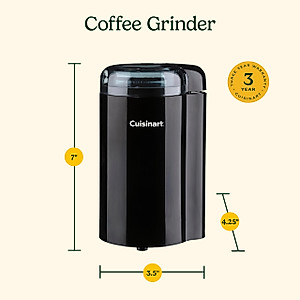 Cuisinart DCG-20BKN Grinder Coffee Grinder1, Blade, BLACK