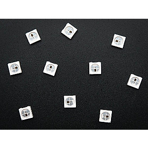 Adafruit 5050 RGB LED with Integrated Driver Chip - 10 Pack