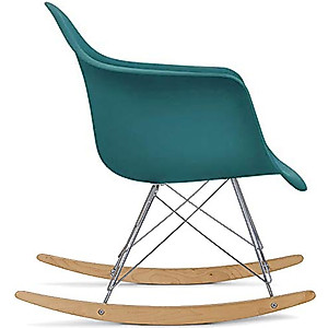 2xhome EMRocker(Teal) Rocking Chair
