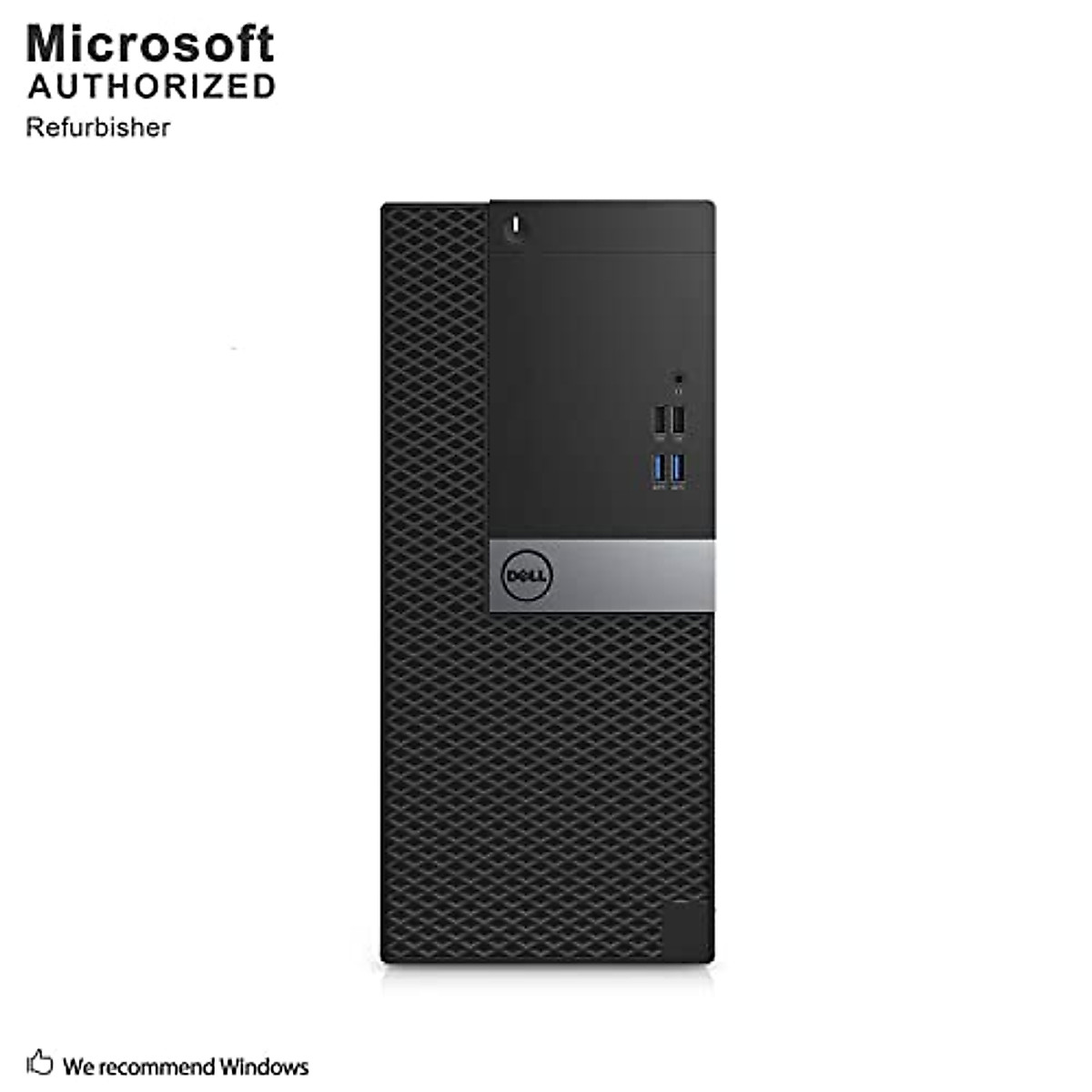 Dell OptiPlex 5040-T, Core i7-6700 3.4GHz, 16GB RAM, 480GB Solid State Drive, DVDRW, Windows 10 Pro 64bit, (Renewed)