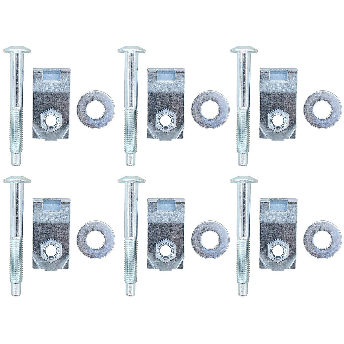 ApplianPar Set of 6 Truck Bed Mounting Bolts Clips Hardware Kit for 05-13 Ford F150 6 7 Foot Bed