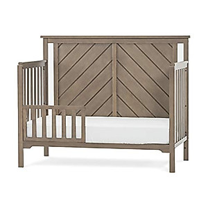 Forever Eclectic Hampton Flat-Top 4-in-1 Convertible Baby Crib