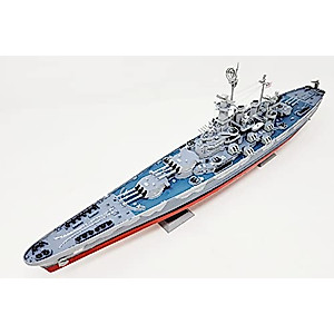 USS North Carolina BB-55 The Showboat Big Battleship 1/500 Scale Plastic Model kit by Atlantis