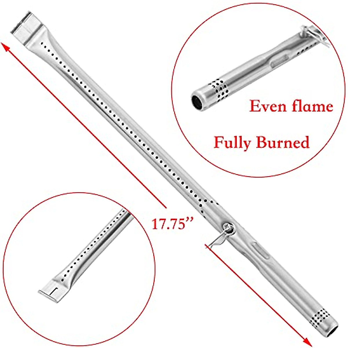 Grill Valueparts Grill Replacement Parts for Charbroil 463377319 463376017 463347017 463335517 463342119 463347418 463377017 463342118 463342119 463342119 G470-5200-W1 Burner g470-0004-w1a Heat Plates