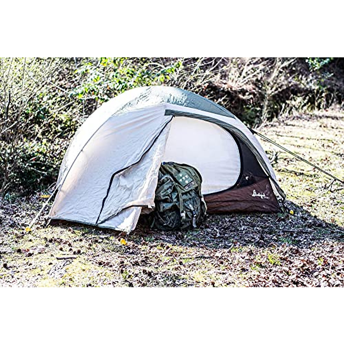 SGT KNOTS Large Tent Stakes - Heavy Duty Camping Stakes for Tents - Yellow Canopy Stakes, Plastic Tent Garden Stakes - Professional Grade Stakes for Hiking, Gardening, Backpacking I 9 Inch, 50 Packs