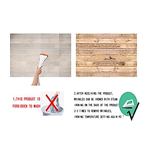 Alltten 10x8FT Thin Vinyl Brown Wood Backdrops Wood Wall Photography Background Newborn Baby Shower Children Birthday Party Cake Smash Decors Wooden Background Professional Studio Photoshoot Props F9