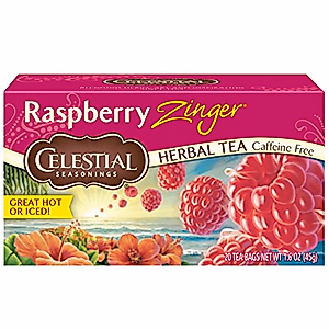 Celestial Seasonings Raspberry Zinger Tea, 20 ct