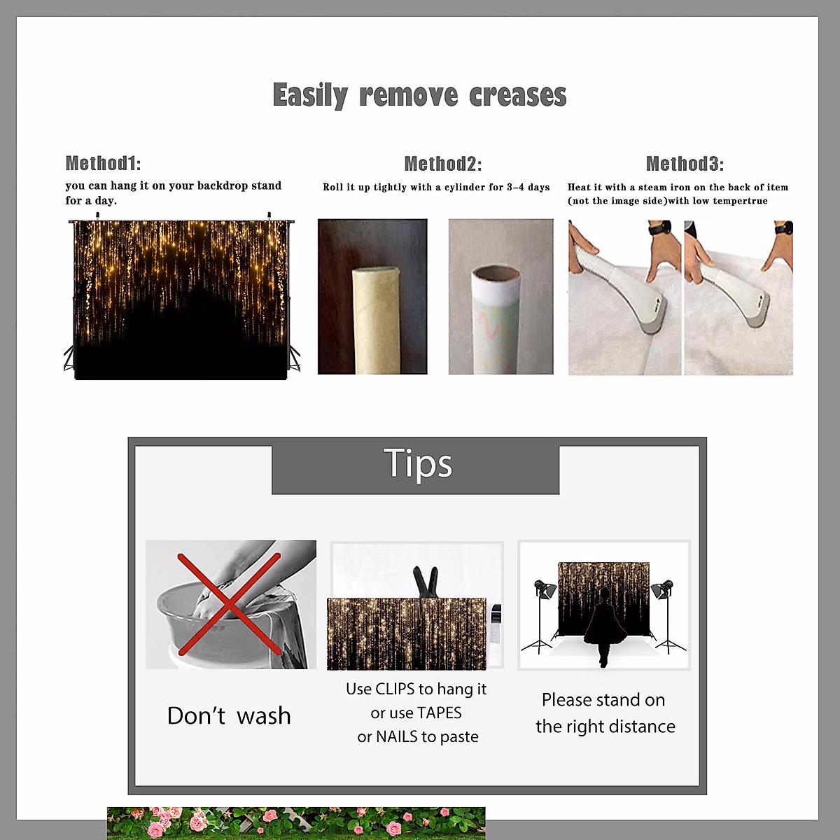 LTLYH 7x5ft Black and Gold Backdrop Golden Spots Backdrop Vintage Astract Background for Family Birthday Party Newborn Studio Props 242