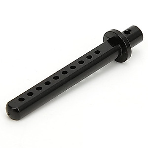 RC Car Shell Column, 4Pcs Remoted Control Model Car Accessory RC Car Shell Column Standoff Pillar with 8Pcs R Pins for SCX10 1/10 RC Crawler Kids Toy Car Upgrade Parts(Black) Car Model Accessories