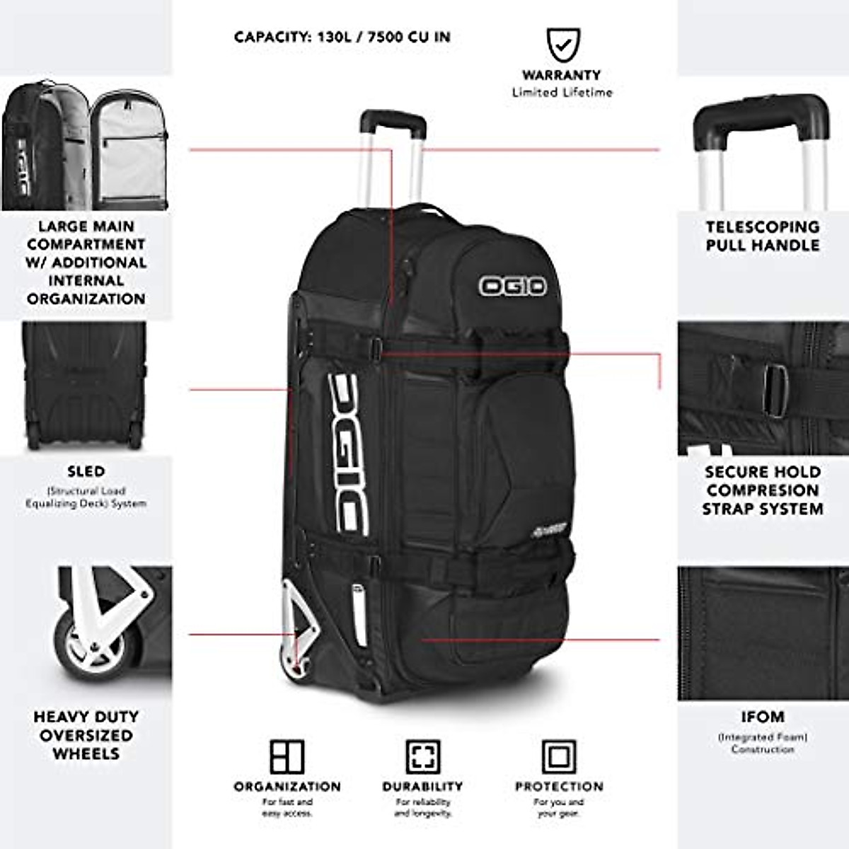 OGIO Rig 9800 Gear Bag (Stealth)
