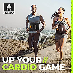 Sparthos Waist Trimmer Belt - Neoprene Waste Trainer Trainers Band for Workout, Sweat and Lose Stomach Fat - Sweet Burning Sauna Slimming Effect - Belly Tummy Weight Loss - for Men and Women (L)