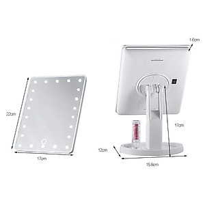 FQYYDD Illuminated Makeup Mirror Led Touchscreen Lighting Makeup Mirrors Are Light-Adjustable