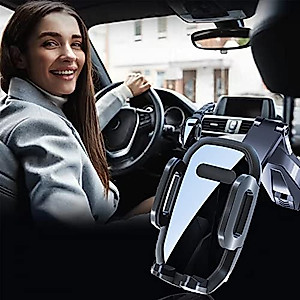 KIFIDAN Phone Mount for Car, Dashboard Car Phone Bracket Universal Sturdy Sucker, Compatible with All Types of Mobile Phone Use
