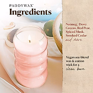 Paddywax Candles Realm Candle, 12 Ounces, Pink, Dusk
