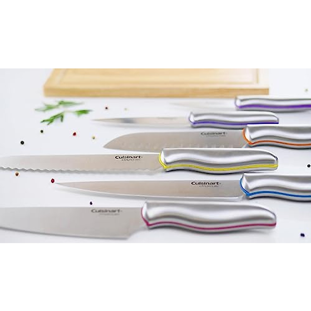 Cuisinart C77-12PCS 12 PC Classic Cutlery Color Band Collection