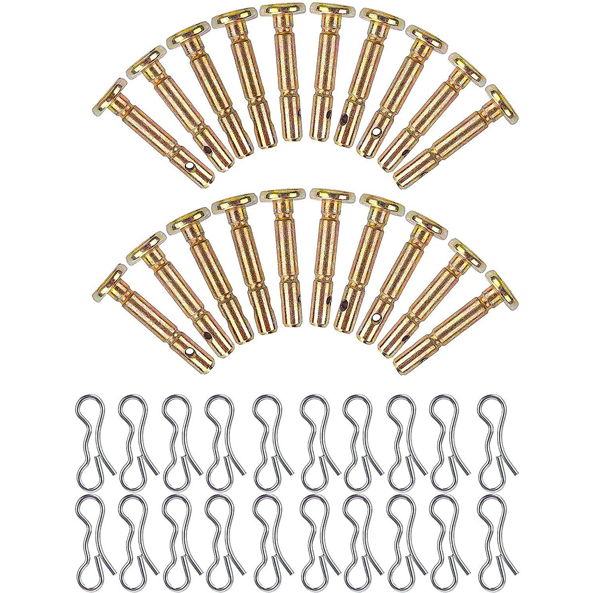 Van SanShao years Replace (20-PK) Shear Pins&Cotters MTD Craftsman SnowBlowers 738-04124A 714-04040