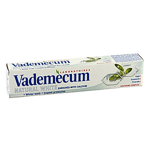 Vademecum Herbal Toothpaste - Natural White - 6 Count