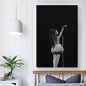 BIVEE Ariana Singer Grande 1 Art Poster 08x12inch(20x30cm) Print Canvas Poster Wall Art Decor Print Picture Paintings for Living Room Bedroom Decoration