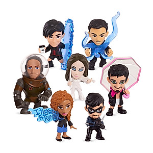 Just Play The Umbrella Academy 7-Pack Figure Set, Collectible Figurines, Figure Size Varies, Kids Toys for Ages 14 Up, Amazon Exclusive
