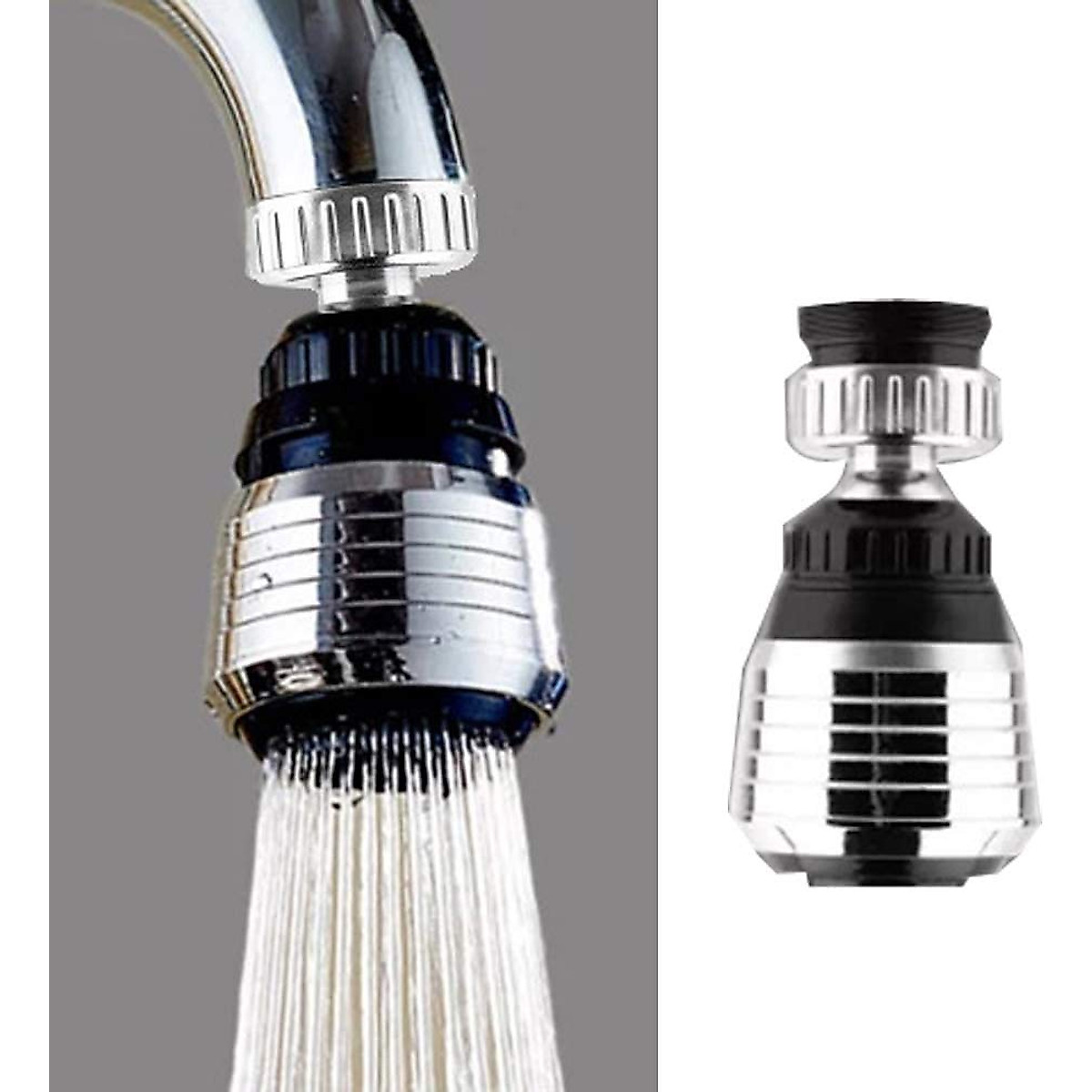Faucet Nozzle Filter, 360 Degree Rotate Faucet, Anti Water Bubbler, Water Saving Tap Aerator Diffuser, Two Spraying Mode