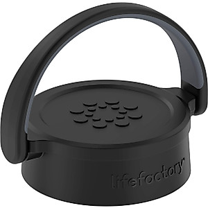 Lifefactory 22-Ounce Glass Water Bottle with Classic Cap and Protective Silicone Sleeve, Aqua Teal