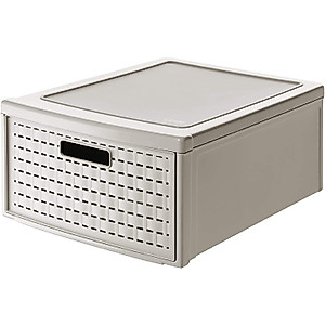 Rotho "Country Drawer Box Big, Cappucino-Brown