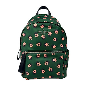 Kate Spade New York Chelsea Medium Floral Nylon Backpack, Green/Multi (K8123-300)