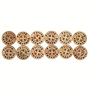 Fluffy Faux Raccoon Fur Pompoms - 12pcs Handmade Hairy Ball Fits for Knitted Hats Scarves Shawls Key Chain Accessories 5.5 inches (camel)