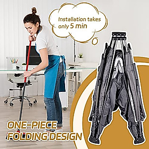 GENTEACO Baby Playpen 50"×50" Foldable Playpen for Babies and Toddlers Indoor & Outdoor Extra Large Play Pen Portable Baby Fence Play Yard Safety Kids Playpin (Darkgrey)