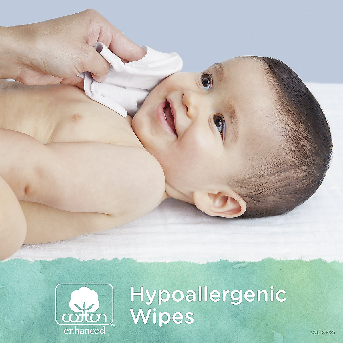 Pampers Pure Disposable Baby Diapers, Hypoallergenic and Fragrance Free Protection Size 2, 128 Ct. with Aqua Pure 4X Pop-Top Sensitive Water Baby Wipes, 224 Ct.