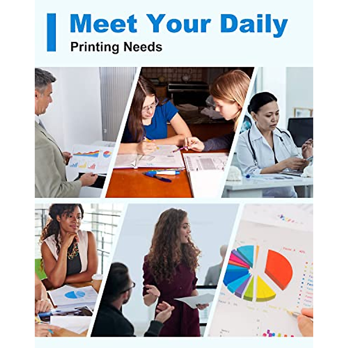 PGI-35 CLI-36 Ink Cartridge Replacement for Canon 35 36 Use for Pixma iP110 iP100 TR150 mini260 mini320 Printer (15-Pack, 10X PGI-35 Black, 5X CLI-36 Color)