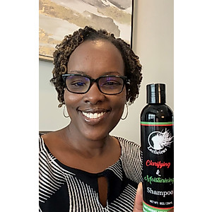 LOCLICIOUS Clarifying & Moisturizing Shampoo for Locs, Dreadlocks, Braids, and Dreads - Vegan, Organic Formula - Lightweight & Residue-Free - Promotes Healthy Hair (8oz)