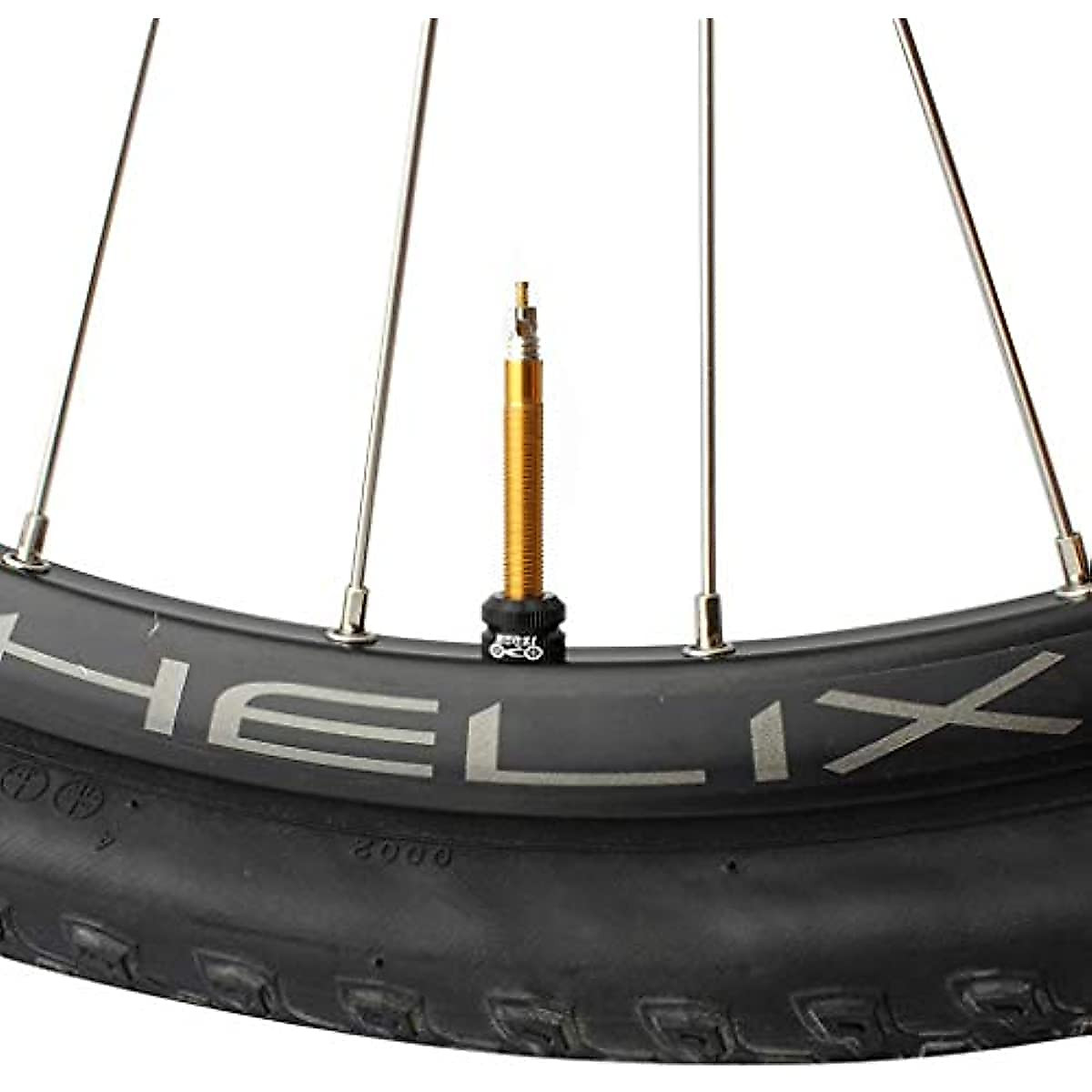 BESSTUUP Bicyle Inner Tube/Vacuum Tire Presta Valve Nut, Mountain Road Bikes Accessories Cycling Parts - Variors Colors for Choose - Black