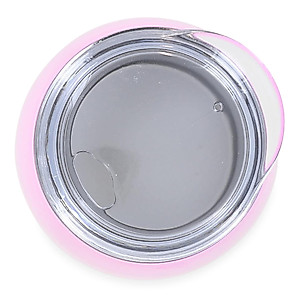 Silver Buffalo Sanrio Hello Kitty Bow and Dots Fade Double Wall Stainless Steel Stemless Tumbler w/Lid, 10 Ounces