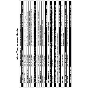 Cave Tools BBQ Smoker Recipe Notebook and Journal with Wood Smoking and Meat Temperature Guide for BBQ Smoker, Grill, and Other Outdoor Cooking Notes